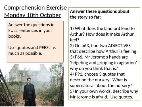 The Woman in Black FULL unit of work | Teaching Resources