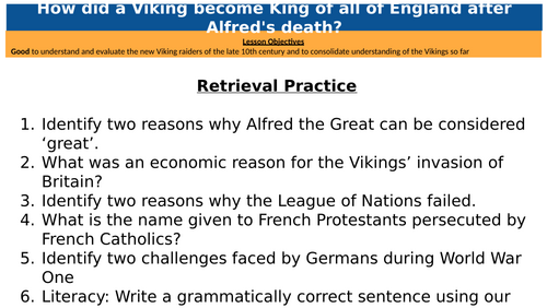 GCSE History Migration AQA - Medieval Lessons | Teaching Resources