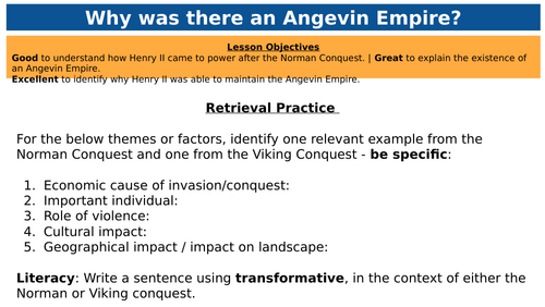 GCSE History Migration AQA - Medieval Lessons | Teaching Resources