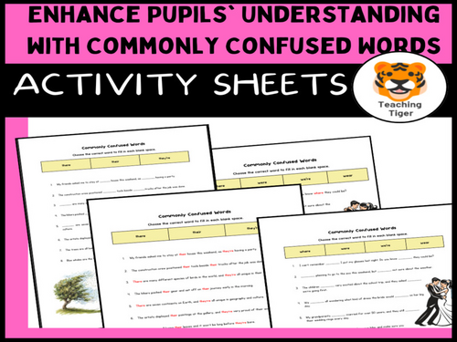 Enhance Pupils' Understanding with Commonly Confused Words Activity ...