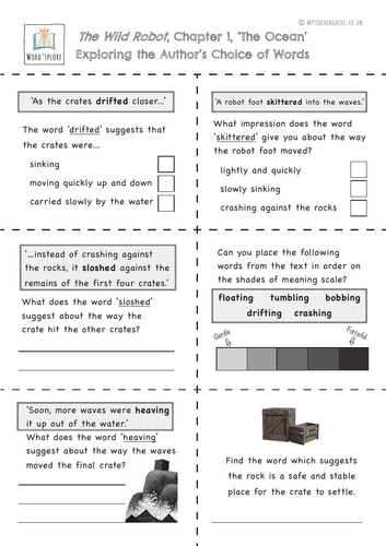 KS2 - The Wild Robot - Whole Class Guided Reading - age 7+ | Teaching ...