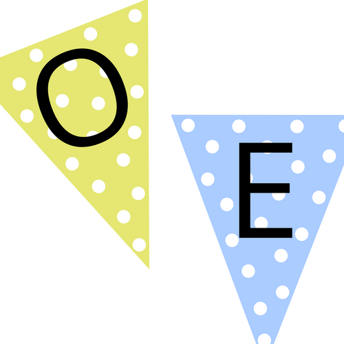 Printable Polka Dots Bunting Banners, Classroom Bunting Banners ...