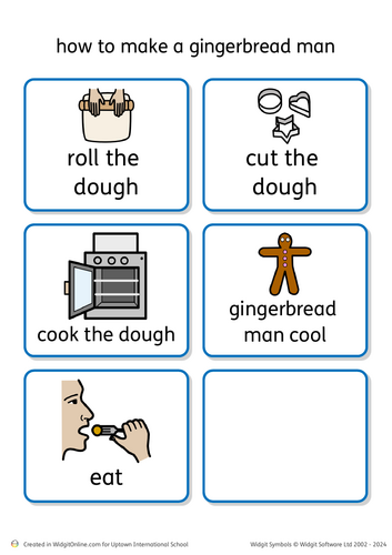 How to make a Gingerbread man sequencing | Teaching Resources