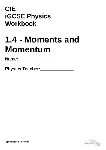 CIE IGCSE Physics - Motion, Forces and Energy - Topic 1 - Complete Set ...