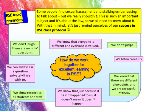 Stalking, Harassment + Law PSHE | Teaching Resources