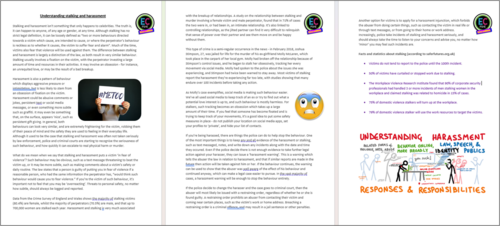 Stalking, Harassment + Law PSHE | Teaching Resources