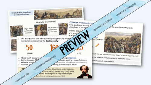 End of the Bloody Code - Industrial Age (Edexcel) | Teaching Resources