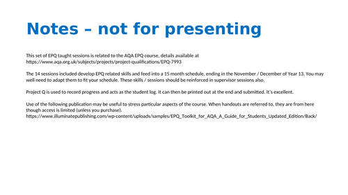 AQA EPQ Taught element: Lesson 9 Plagiarism | Teaching Resources AQA EPQ Taught element: Lesson 9 Plagiarism | Teaching Resources