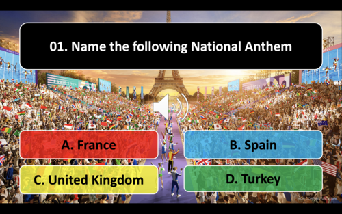 Olympic Games Paris 2024 QUIZ | Teaching Resources