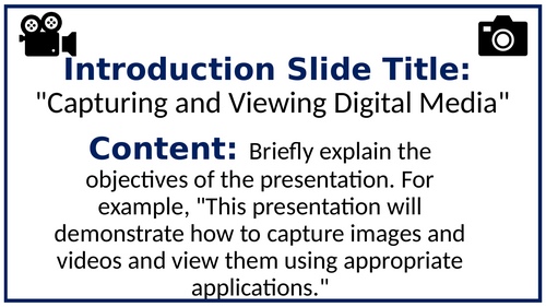 Digital Functional Skills - Module 2 - Creating & Editing - Unit 2.4 - Capturing Digital Media ...