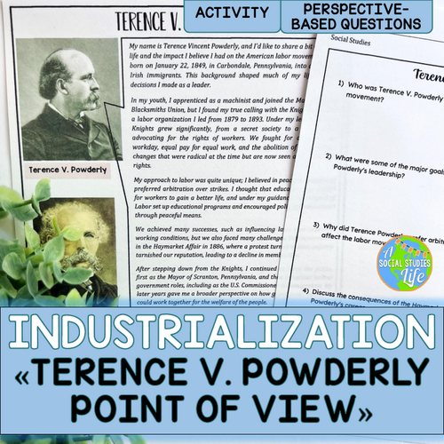 Terence V. Powderly Point of View | Teaching Resources
