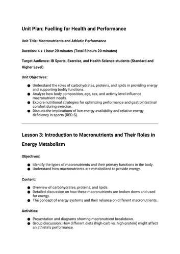 NEW IB Sports Science Course: A.2.1. & A.2.2. SL. Slides, worksheets ...