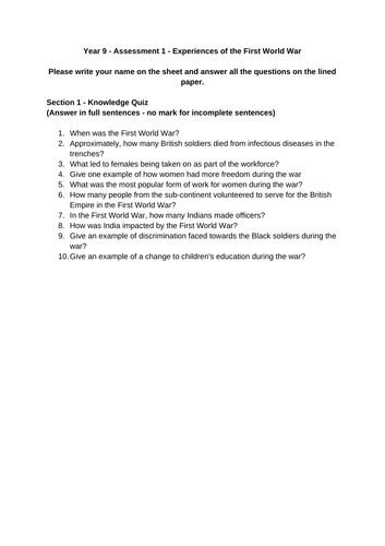 WWI World War One Conscientious Objectors | Teaching Resources