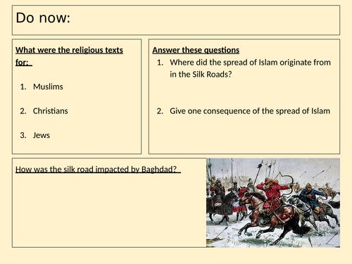 Silk Road Assessment | Teaching Resources