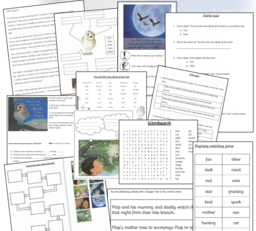 The Owl Who Was Afraid of the Dark resource bundle | Teaching Resources