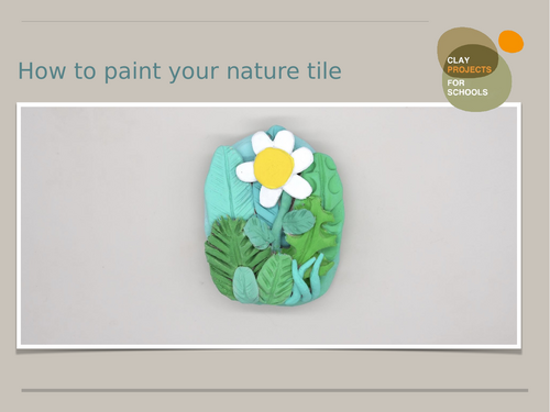 How to make a clay nature tile | Teaching Resources