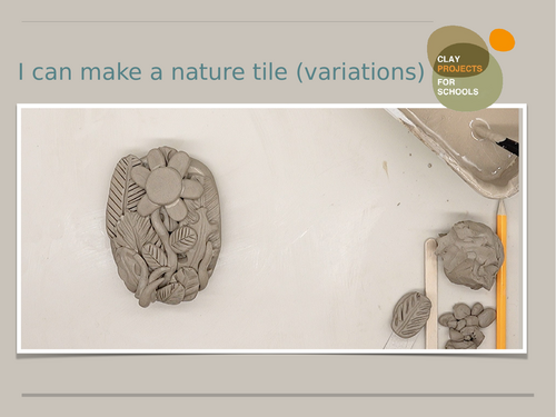 How to make a clay nature tile | Teaching Resources