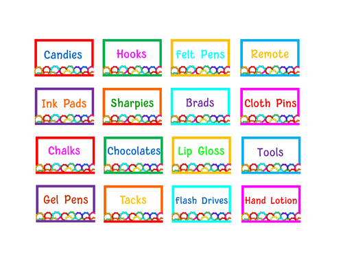 Printable Teacher Toolbox Labels, Editable Flower Theme Teacher Toolbox ...