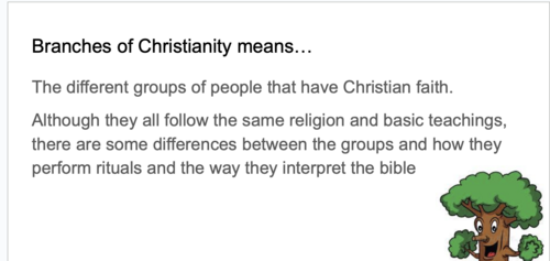 Christianity: Denominations and Branches | Teaching Resources