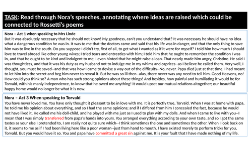 OCR English Literature A Level - Comparing the poetry of Rossetti and ...