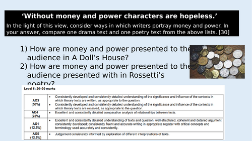 OCR English Literature A Level - Comparing the poetry of Rossetti and ...
