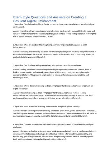 T Level Technical Qualification in Digital Support Services: core ...