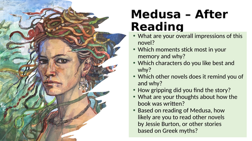 Medusa by Jessie Burton SoW | Teaching Resources