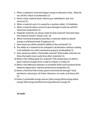 VCERT Engineering low stakes testing | Teaching Resources