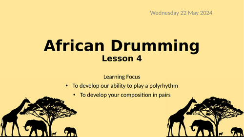 KS3 Music - African Drumming | Teaching Resources