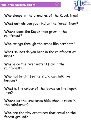 KS2 The Great Kapok Tree - Outstanding English Writing Unit - 11 ...