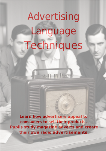 Advertising Language and Techniques | Teaching Resources