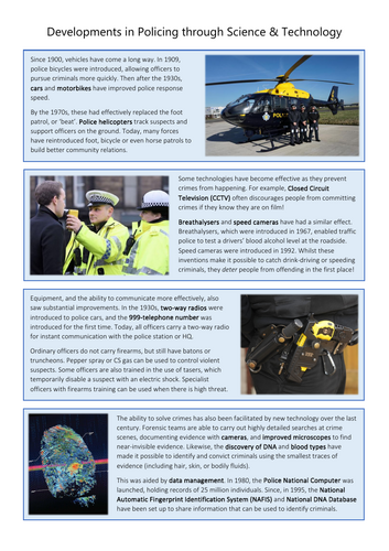 Developments in Policing - Modern Period (Edexcel) | Teaching Resources Developments in Policing - Modern Period (Edexcel) | Teaching Resources