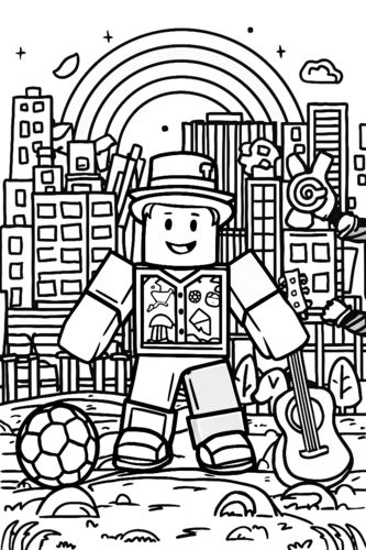25+ A4 Roblox Online Video Game Colouring / Coloring Sheets / Pages ...