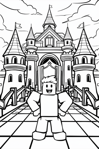 25+ A4 Roblox Online Video Game Colouring / Coloring Sheets / Pages ...