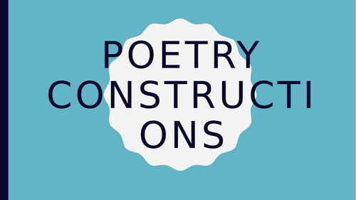 KS3 Spoken poetry unit- Cultural | Teaching Resources