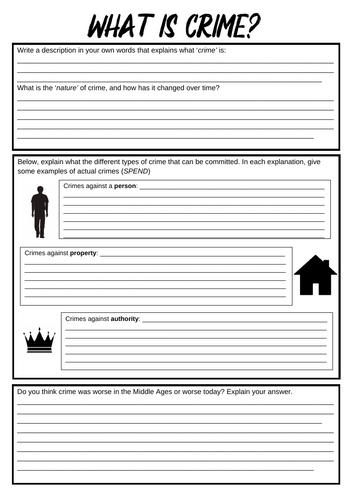 GCSE Crime and Punishment: Lesson 1 - Medieval Crime | Teaching Resources