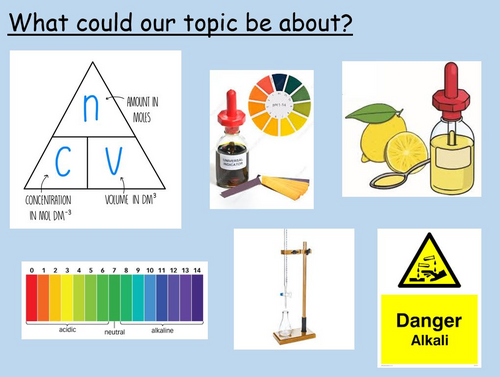 AQA GCSE Chemistry Titration Method Full Lesson Presentation and ...