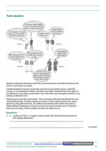 Variation | Teaching Resources