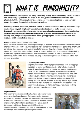GCSE Crime and Punishment: Lesson 9 - Medieval Punishment | Teaching ...