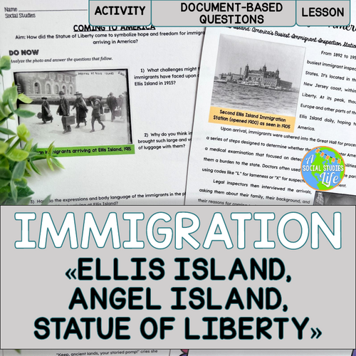 Ellis Island, Angel Island, Statue of Liberty, Emma Lazarus | Teaching ...