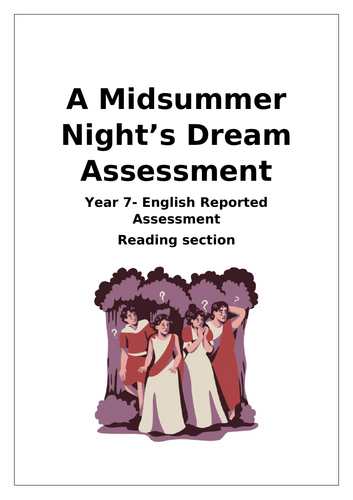 A Midsummer Night's Dream Scheme | Teaching Resources