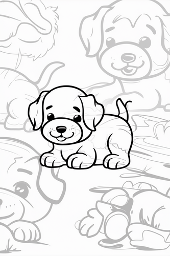 30+ Puppy / Puppies / Cute Little Dogs Colouring Pages / Activity ...