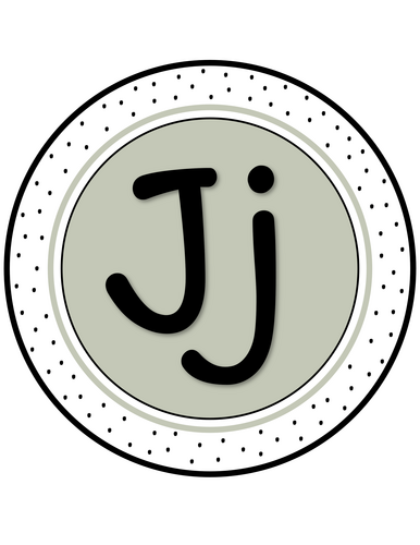 Printable Spotty Boho Alphabet Flash Cards, Editable Word Wall Letters ...