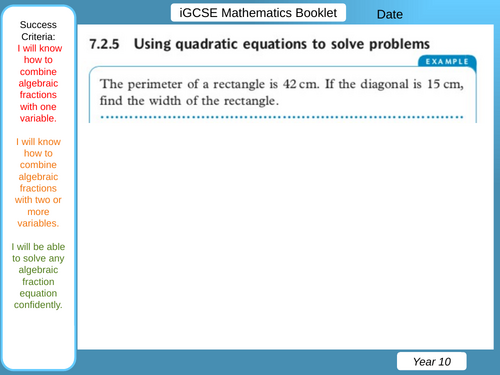 Year 7 Maths | Teaching Resources