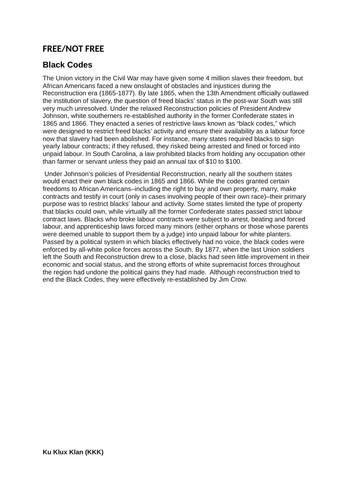 KEY STAGE 3 CIVIL RIGHTS UNIT OF WORK. LESSON 1INTRODUCTION AND ...