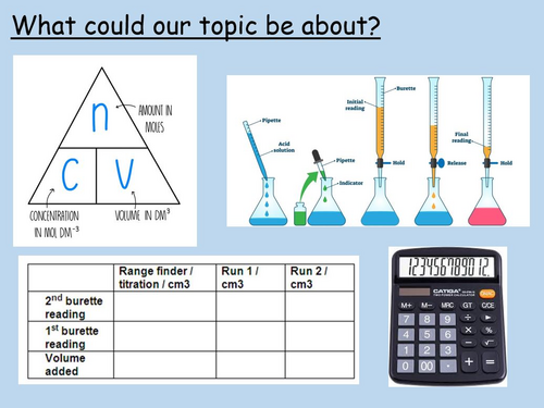 AQA GCSE Chemistry Titration Calculations Full Lesson Presentation and ...