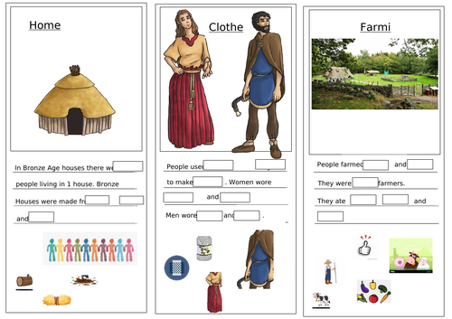 Lesson 1 - understand and learn about Bronze Age settlements ...