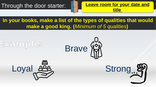 KS3 Hastings to Magna Carta: Lesson 1 - Who should be King, 1066 ...