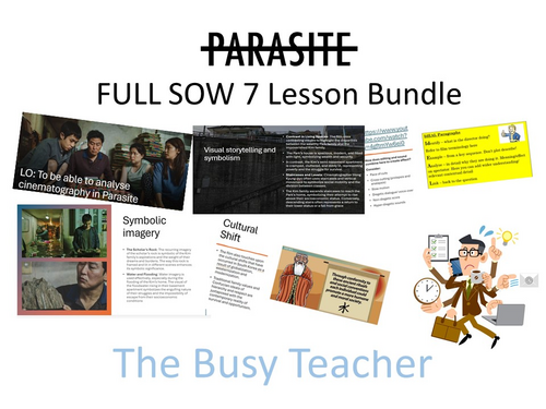 Parasite Film Full Studies SOW for Eduqas/WJEC | Teaching Resources