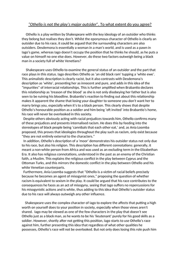 A-Level English Lit Othello Revision Bundle | Teaching Resources